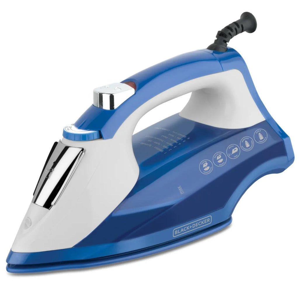 PLANCHA DE VAPOR BLACK AND DECKER IR1866 ANTIADHERENTE AZUL – Liftor