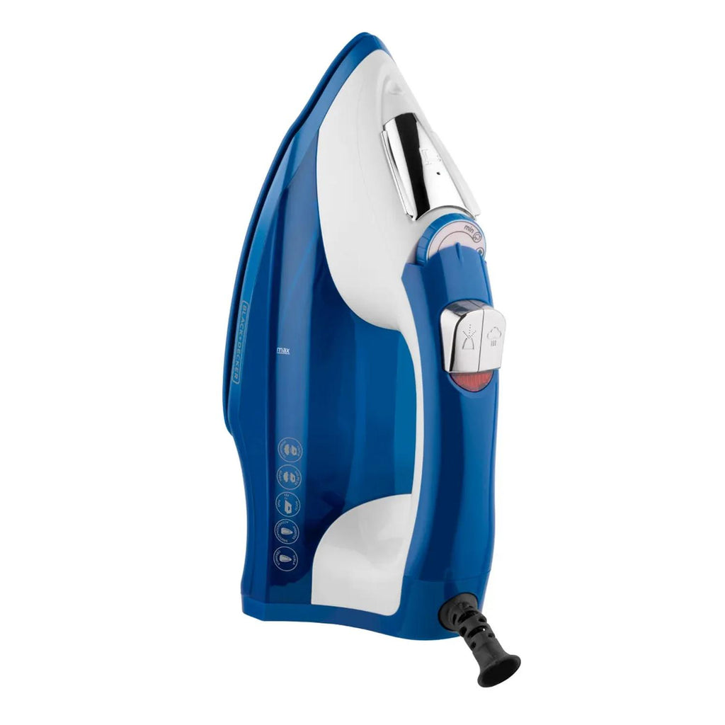 PLANCHA DE VAPOR BLACK AND DECKER IR1866 ANTIADHERENTE AZUL – Liftor